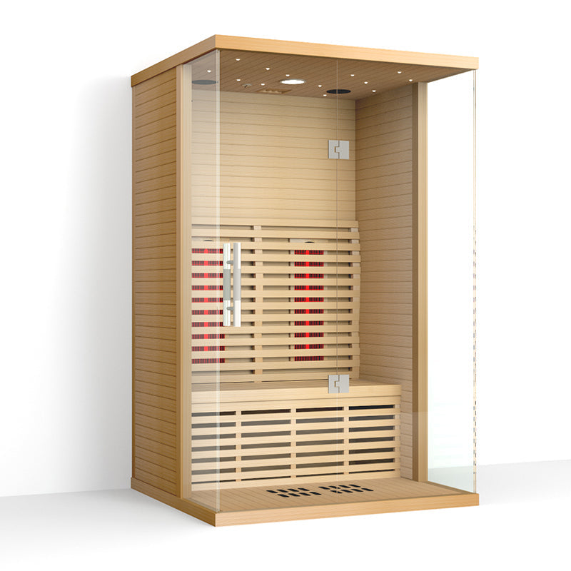 2 Person Full Spectrum Infrared Red Cedar Sauna – SaunasAreUs